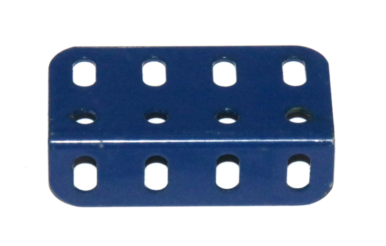 161 Girder Bracket 4 Hole Blue