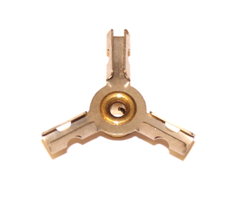 213b Rod Connector with Boss 3 Way Nickel Original