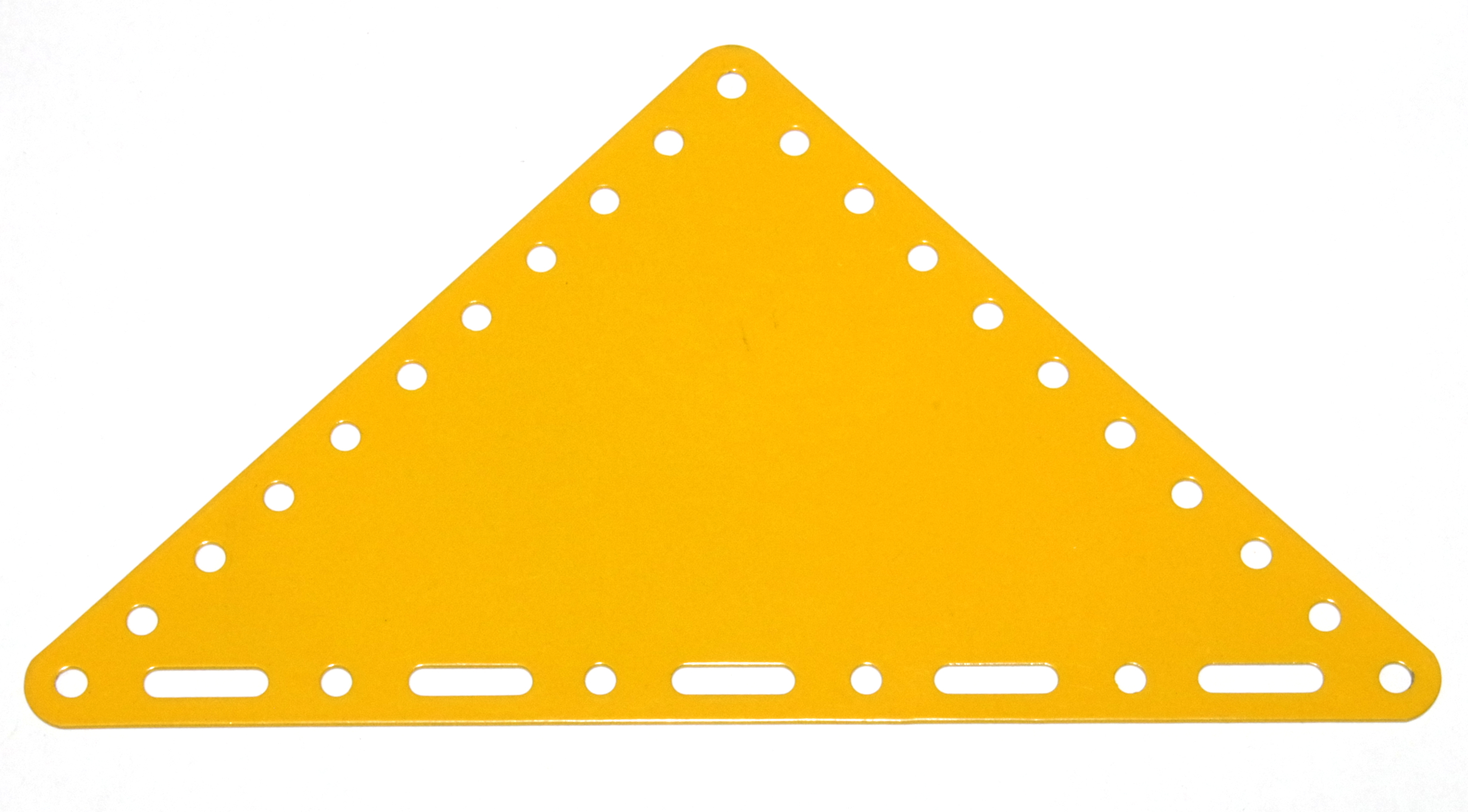 229b Flat Triangular Plate 11x11 UK Yellow
