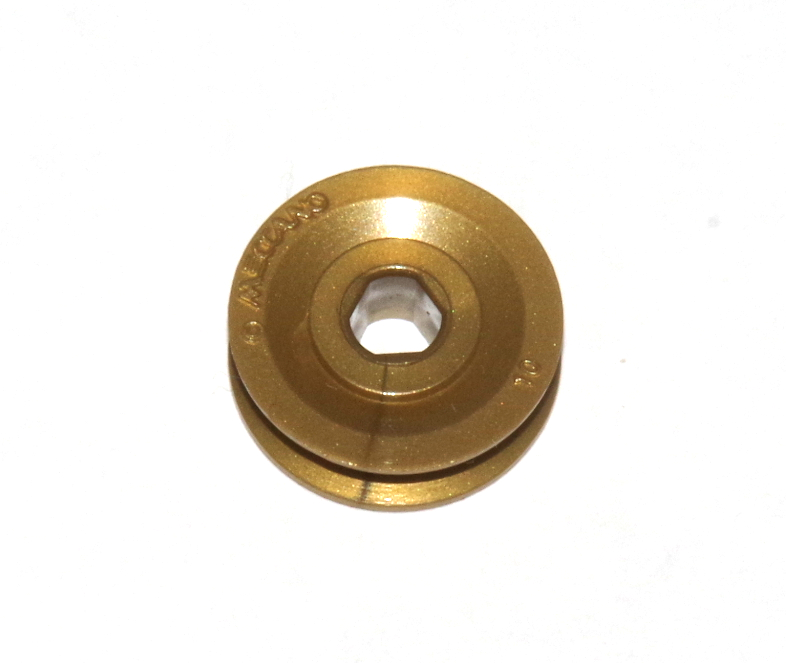 23bp ½" Pulley Without Boss Gold Plastic Triflat Original
