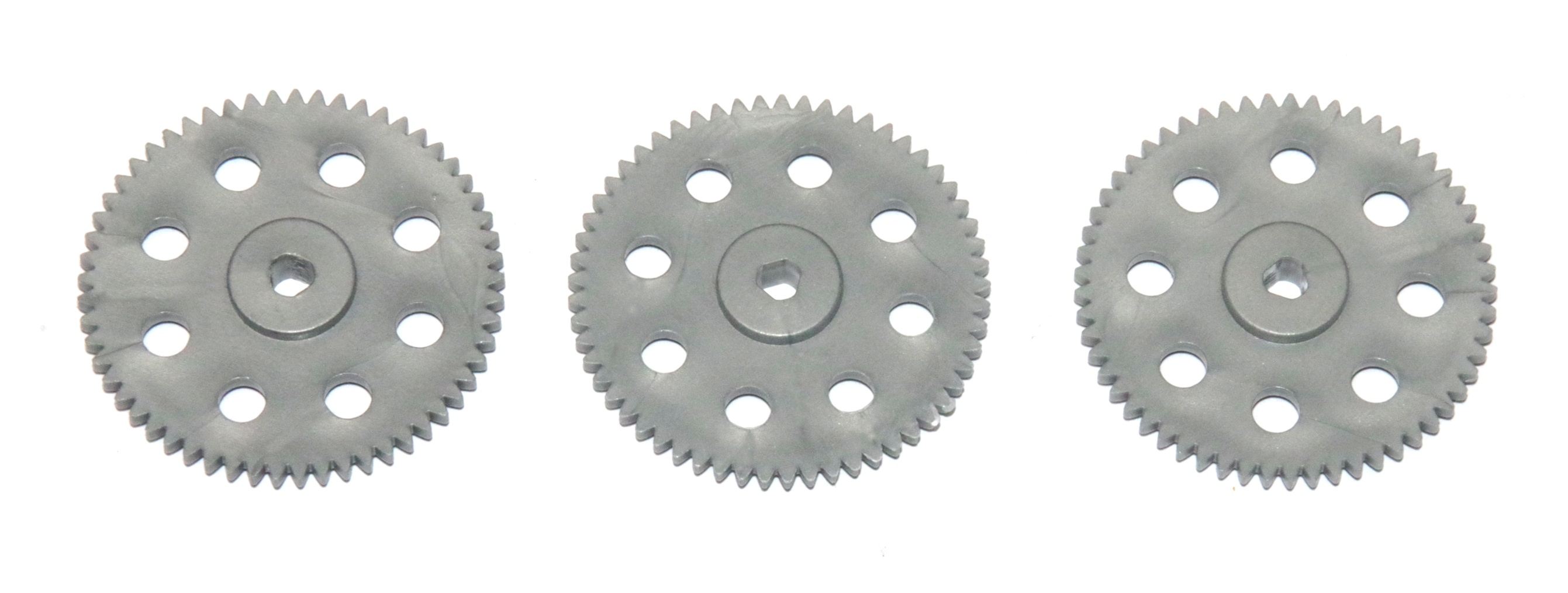 27ap3p Spur Gear 57 Teeth Grey Plastic Triflat Original x3