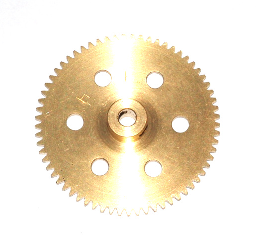 27kx Spur Gear 65 Teeth 2mm Face 6 Hole.
