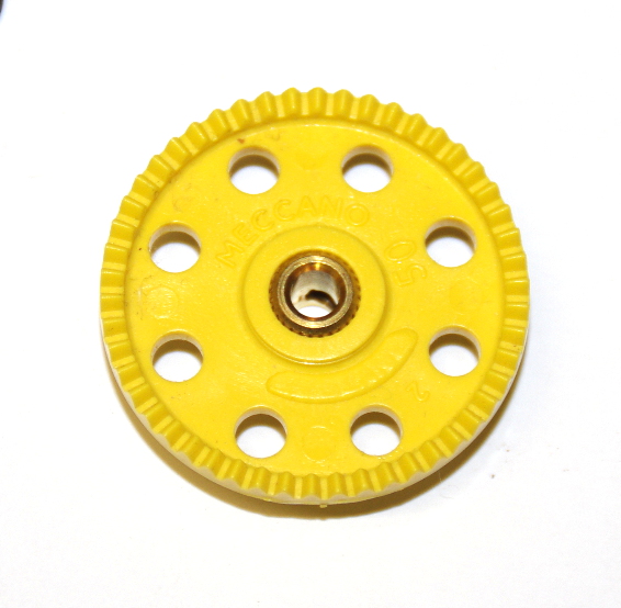 28 Contrate Gear 50 Teeth Yellow Plastic Original