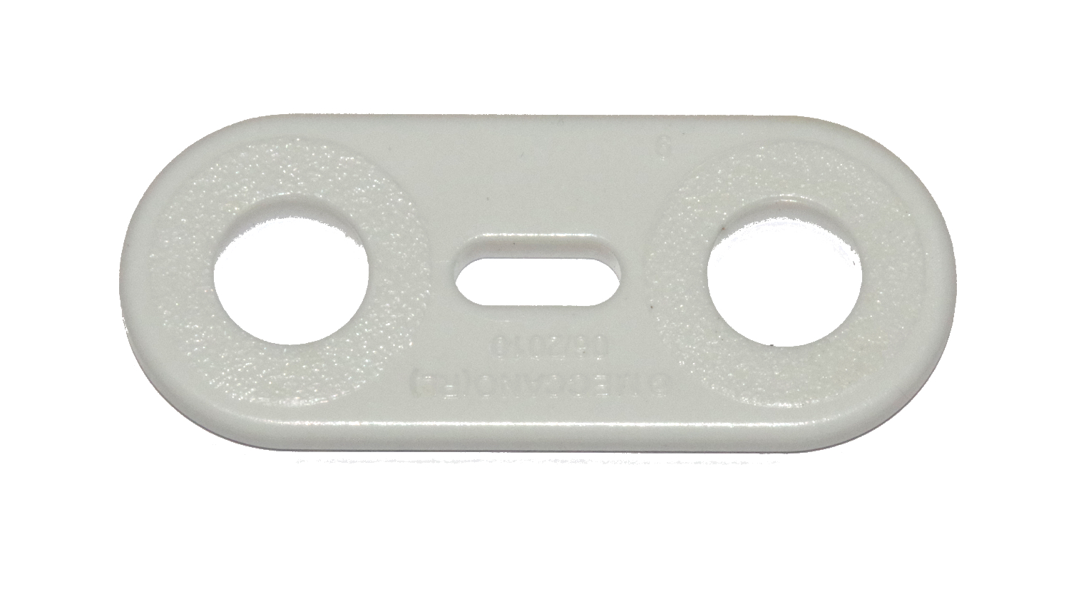 A002 Strip 2 Hole White Plastic Original