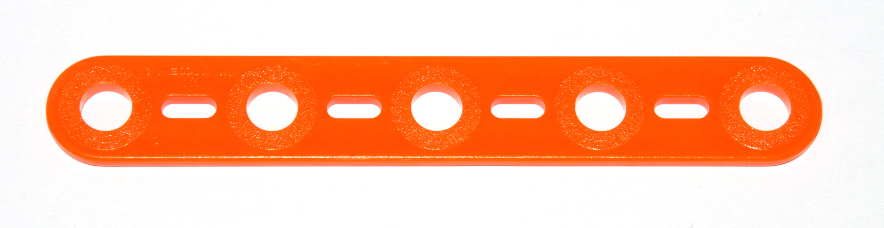 A005 Strip 5 Hole Orange Plastic Original