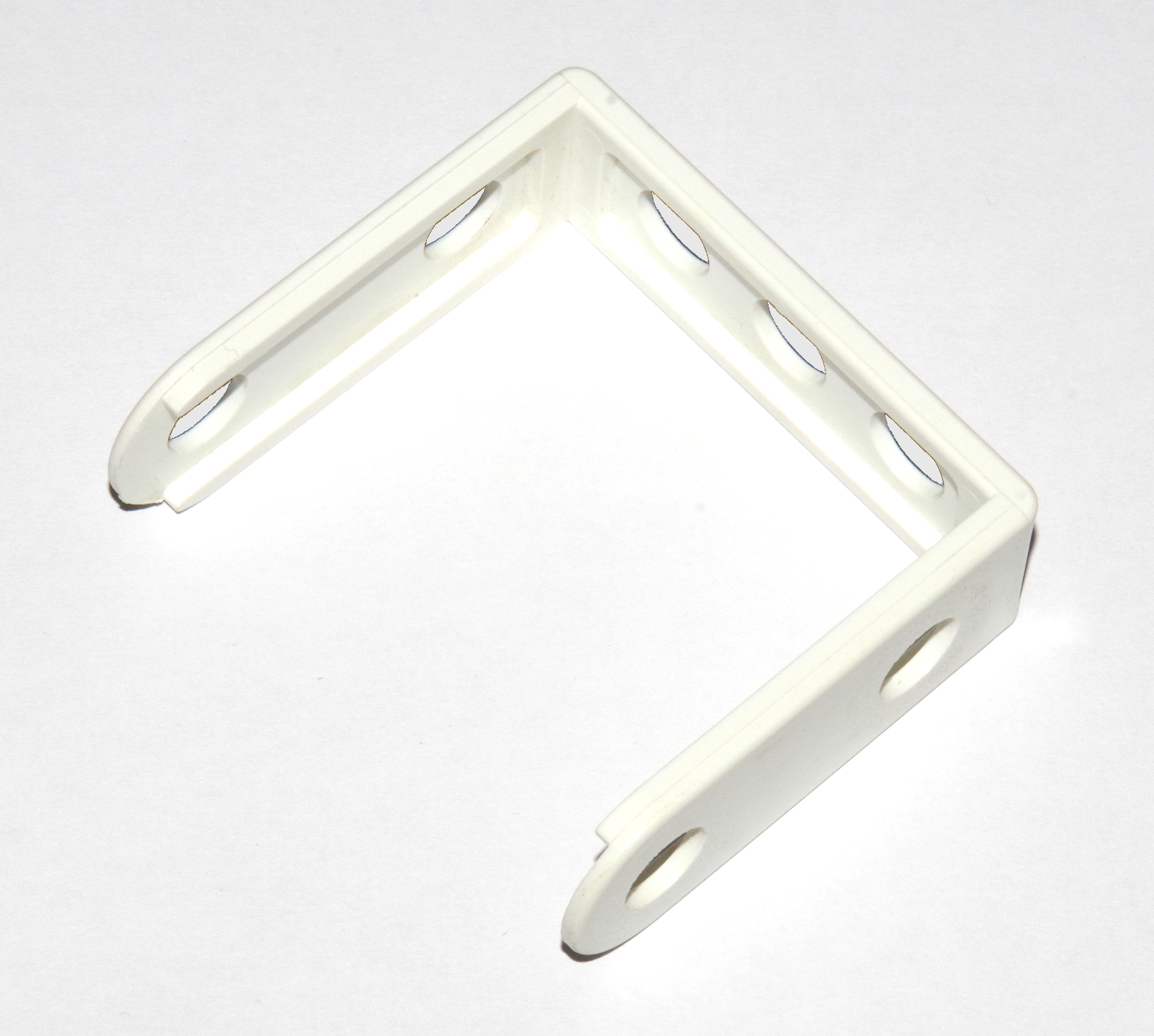 A532 Long Double Bracket 2x3x2 White Plastic Original