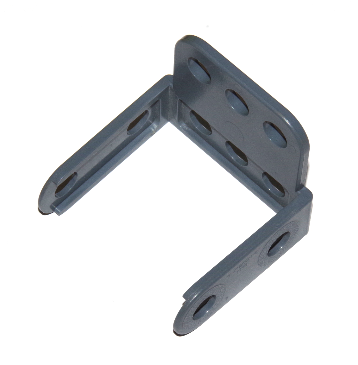 A562 Short Flanged Double Bracket 2x2x2 Grey Plastic Original