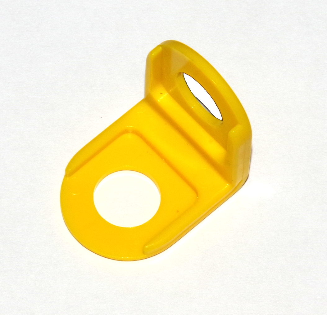 A701 Angle Bracket 1x1 Yellow Plastic Original