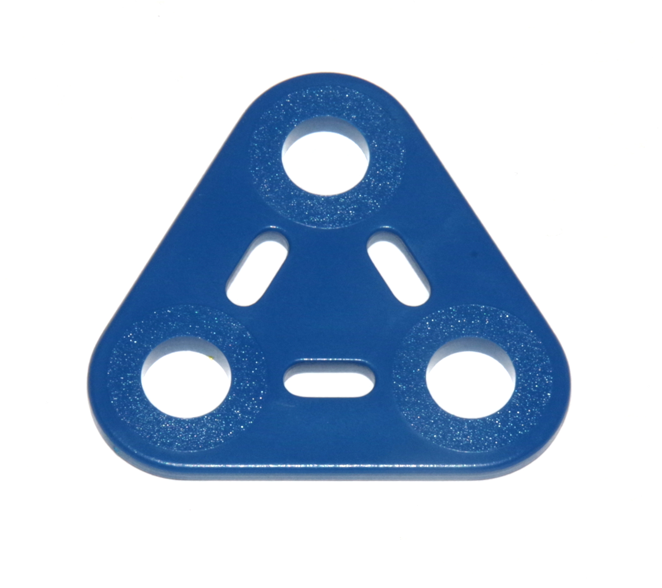 A922 Triangular Plate 2x2x2 Blue Plastic Original