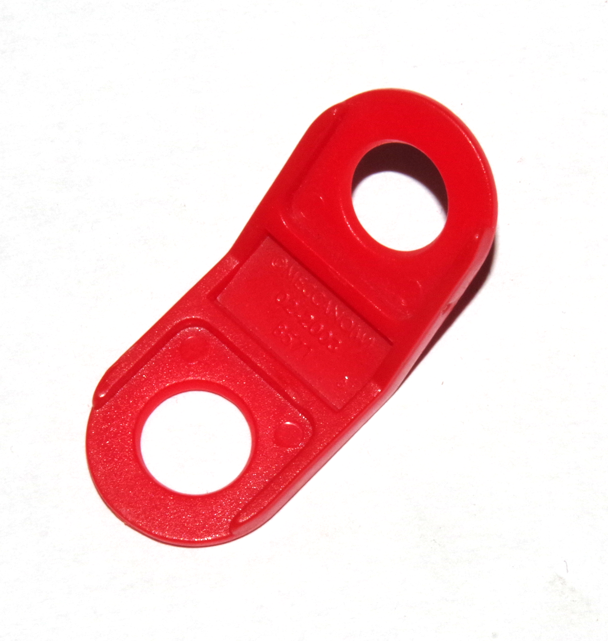 B571 Obtuse Bracket 1x1 Red Plastic Original