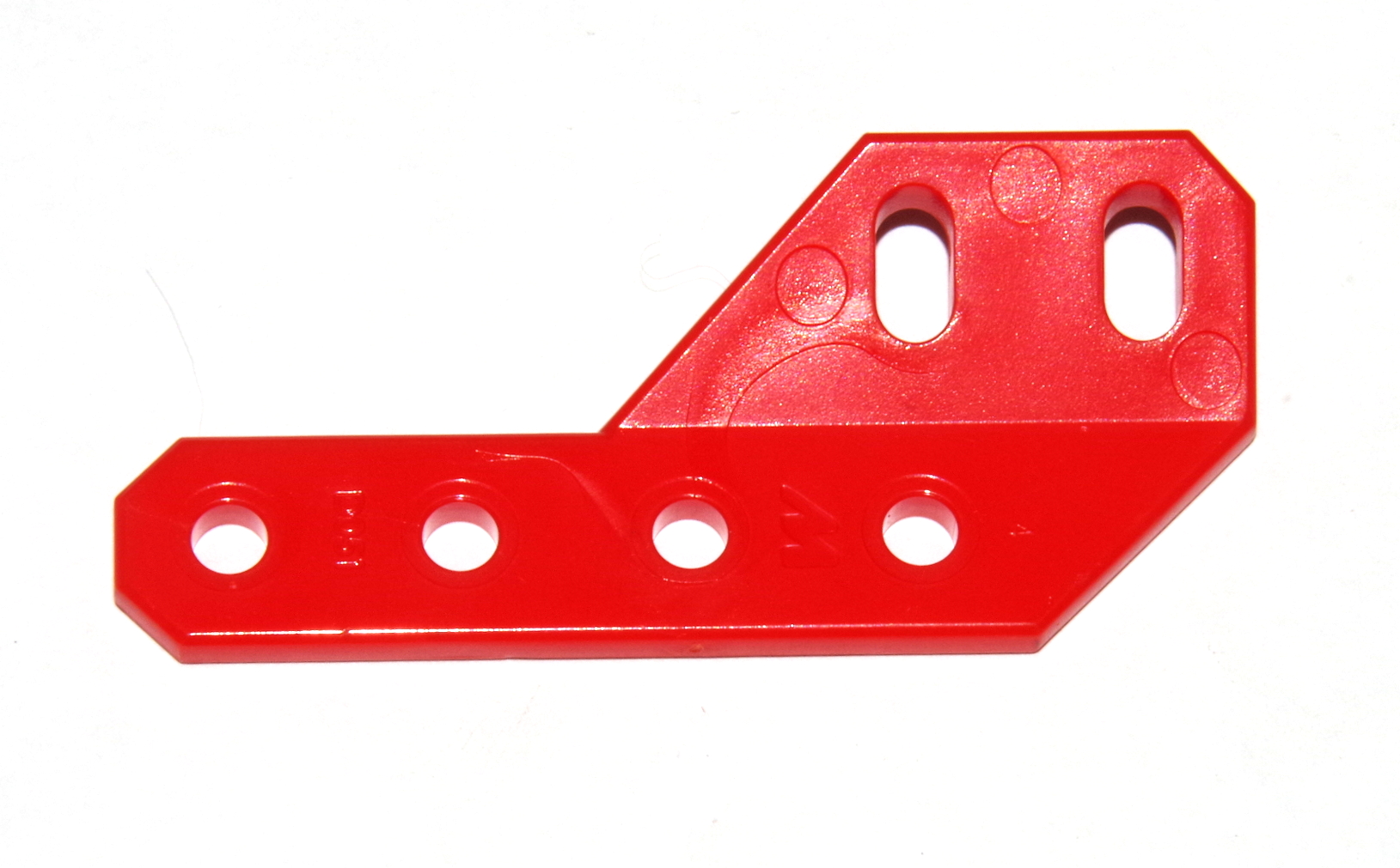 D051 Obtuse Semi-Angle Girder 2½" Right Red Plastic Original