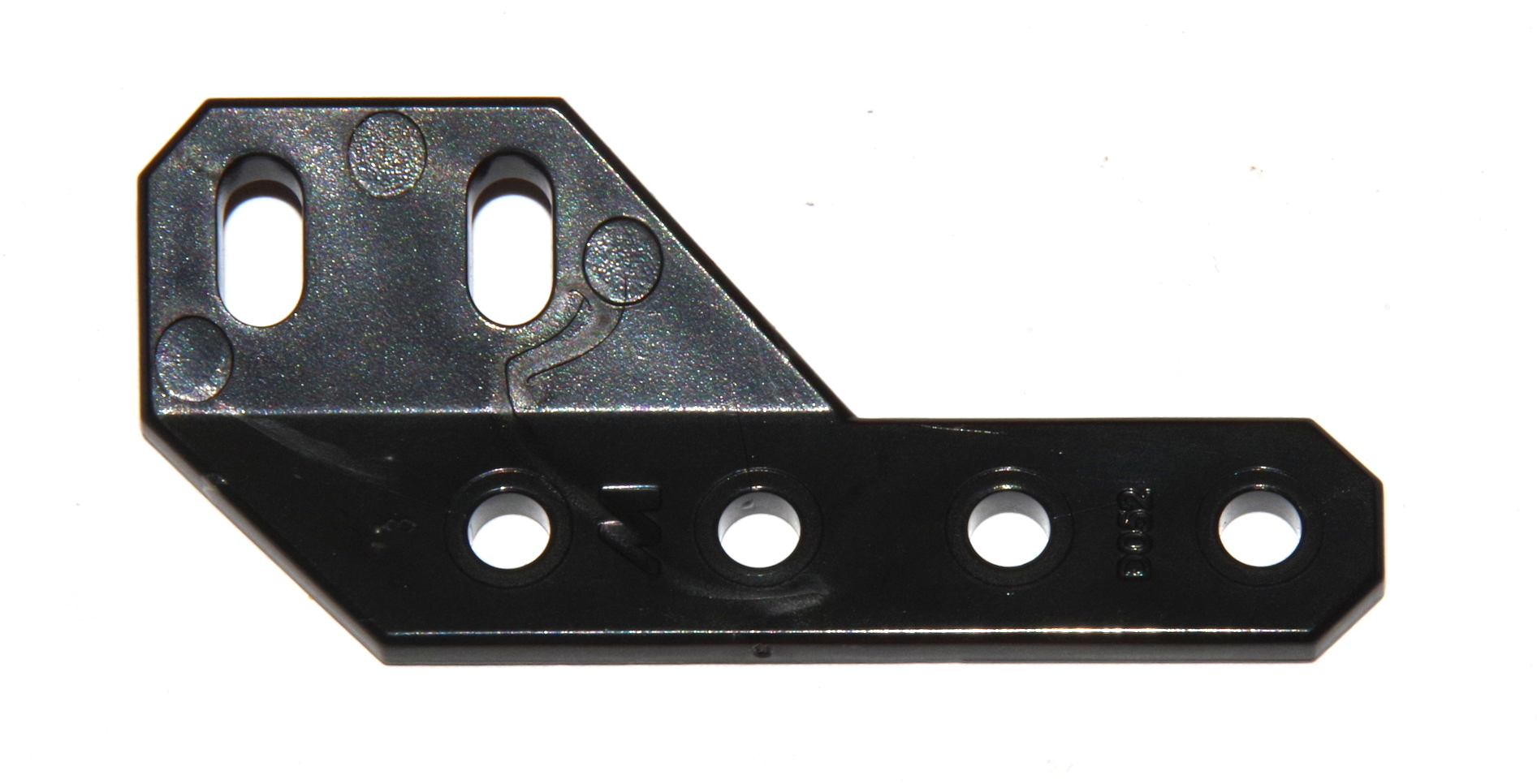 D052 Obtuse Semi-Angle Girder 2½" Left Black Plastic Original