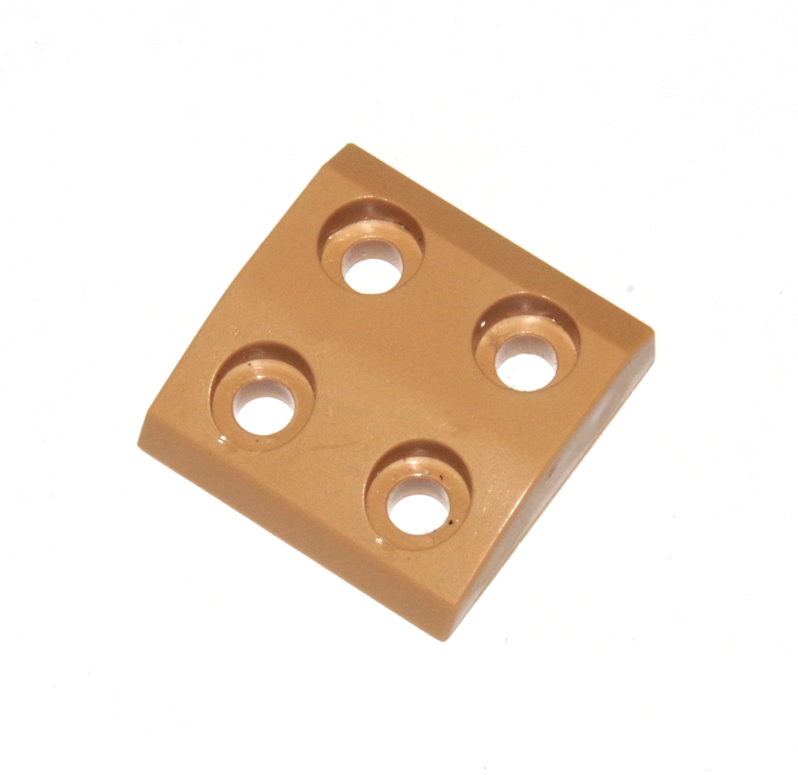 D356 Wedge Plate 2x2 Cream Plastic Original