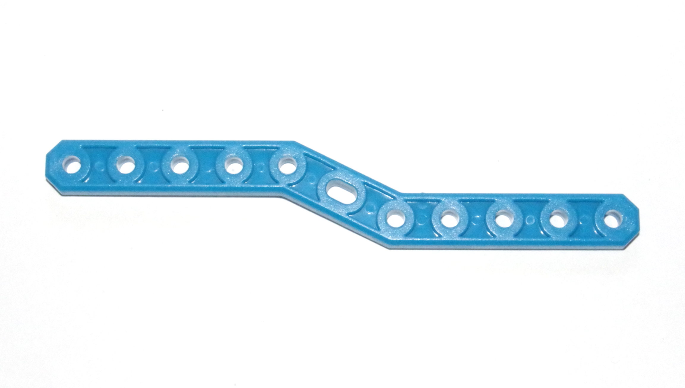 D358 Cranked Strip 11 Hole Blue Plastic Original