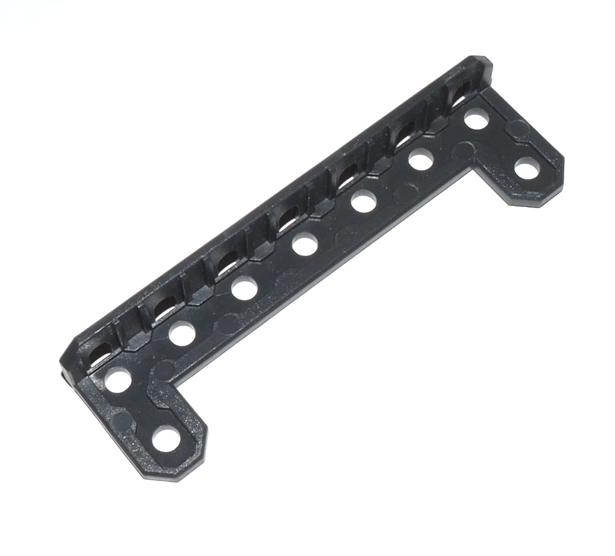 D406 Tabbed Girder 7 Hole Grey Plastic Original