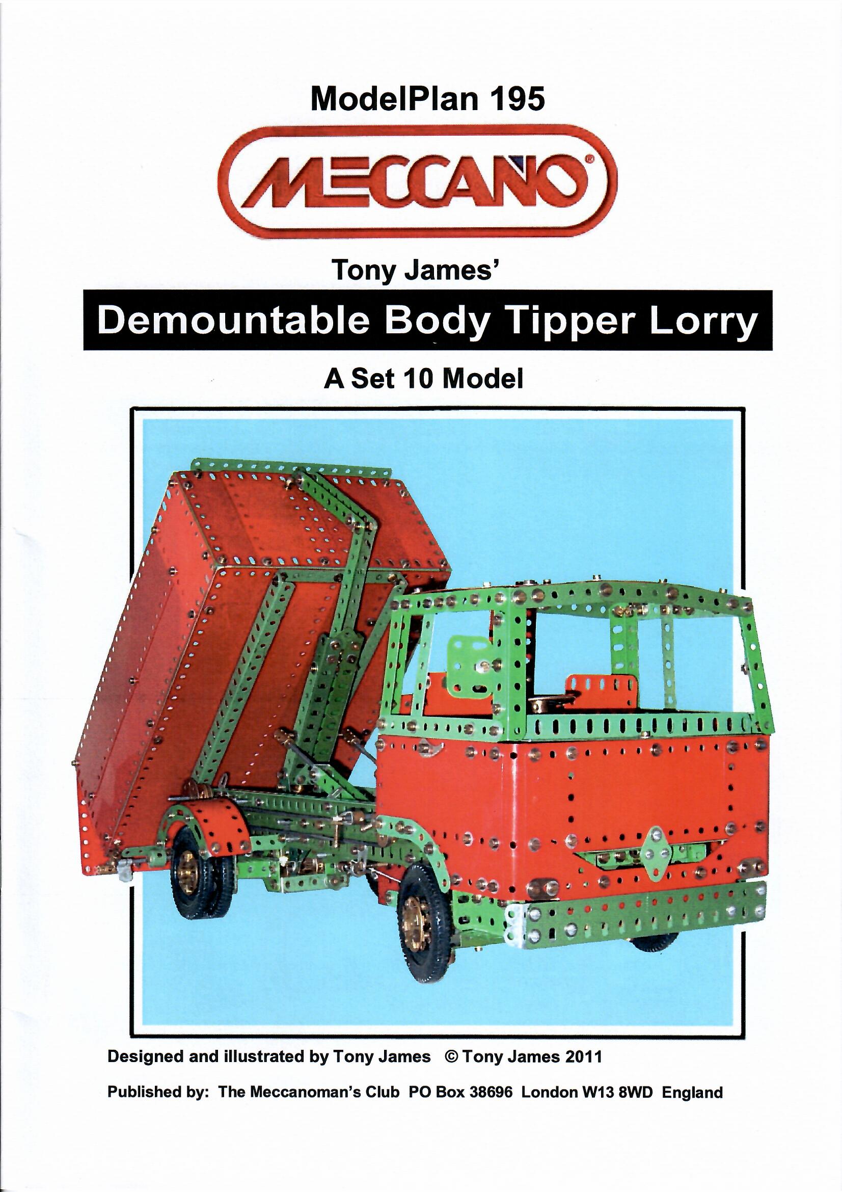 MP195 Demountable Body Tipper Lorry